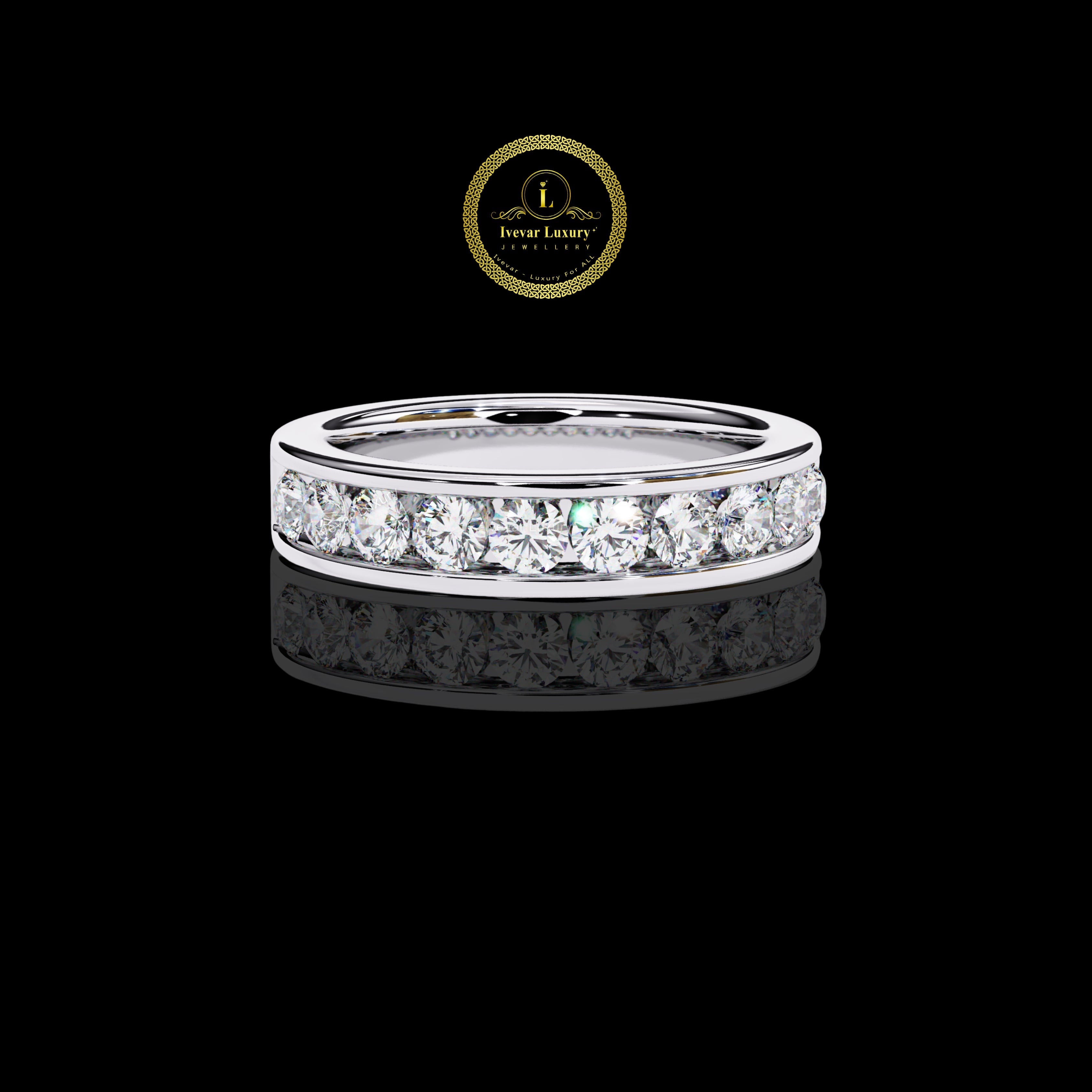 Infinity Curve Wedding Ring – Symbol of Eternal Love in Gold & Silver