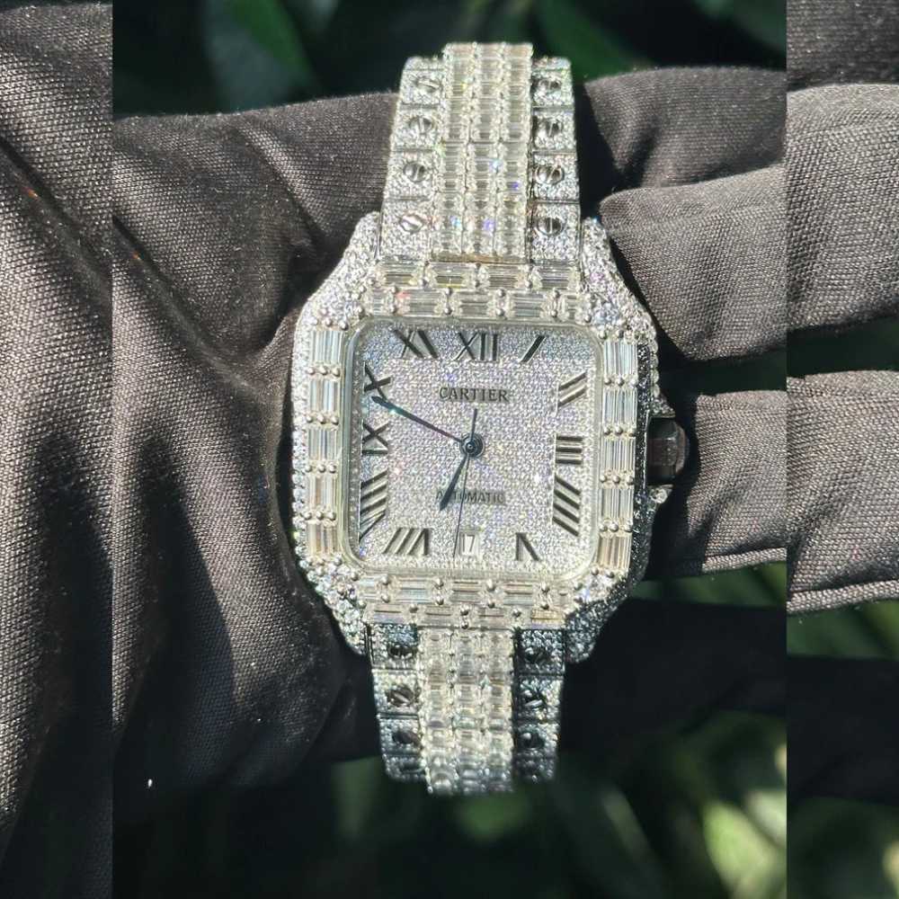 Ivevar Custom Luxury Watch Precision Baguette Lab Grown Diamonds