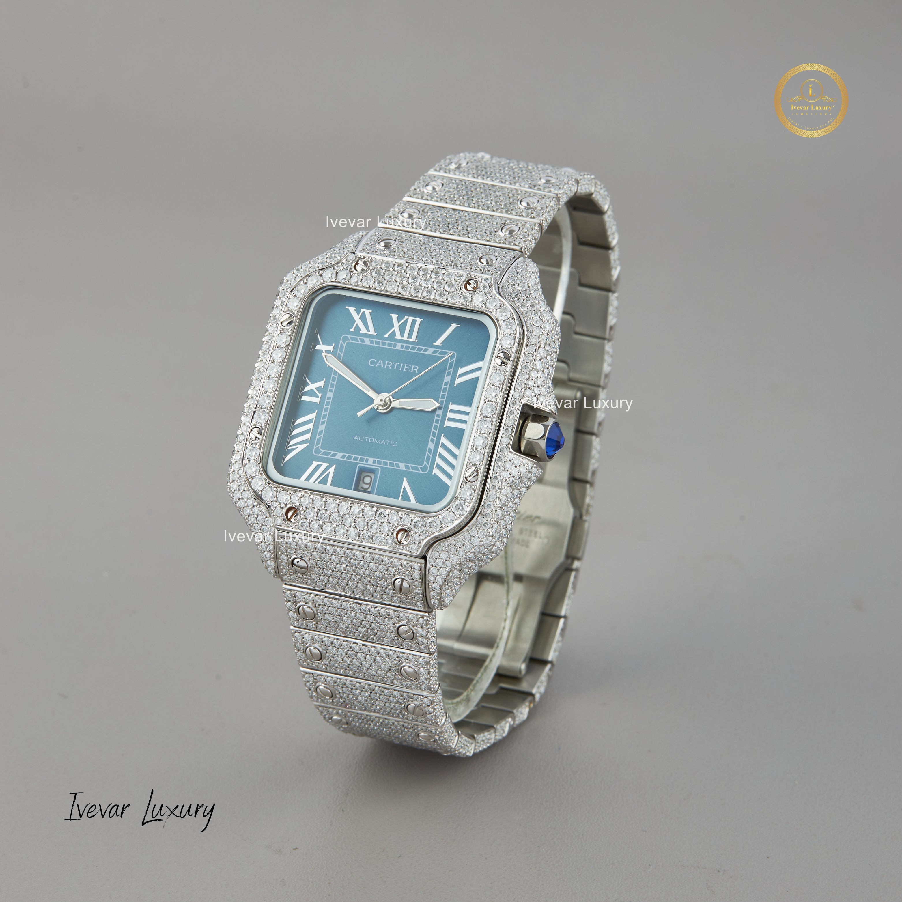 Lab Diamond Iced Watch Full Luxury by Ivevar